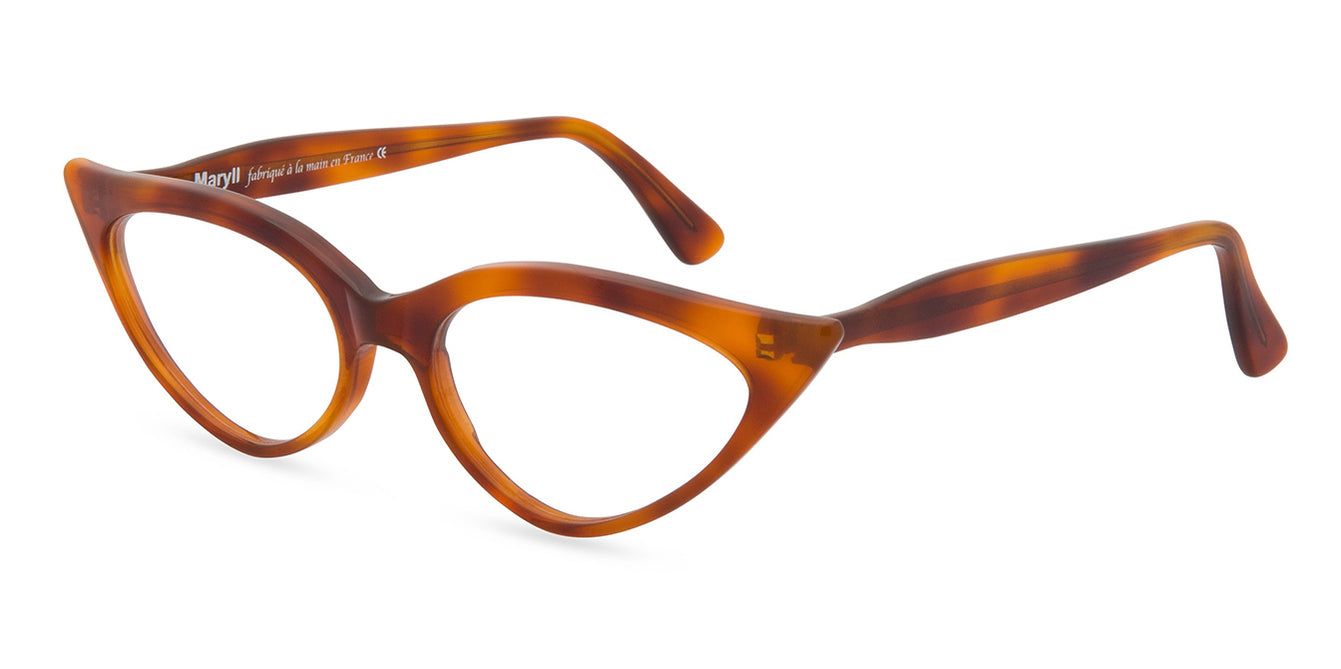 Jeanne - Liquid Amber, 50s style cat eye glasses– Retropeepers
